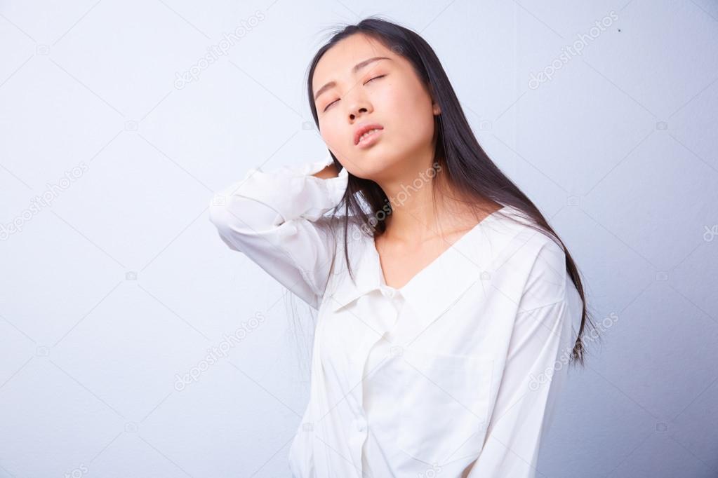 Beautiful young Chinese worries — Stock Photo © nikolodion #116812786