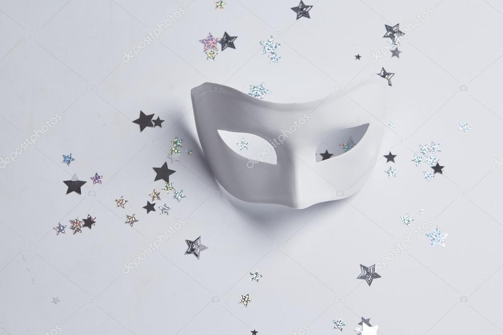 White venetian mask — Stock Photo © nikolodion #119068012