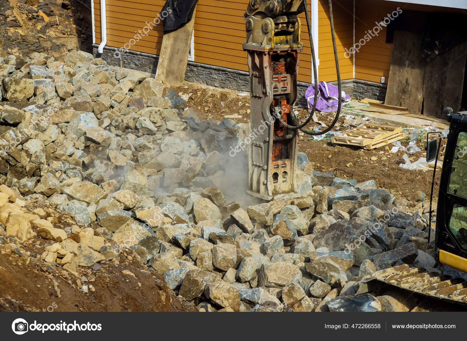 Hammer Smashing Rock