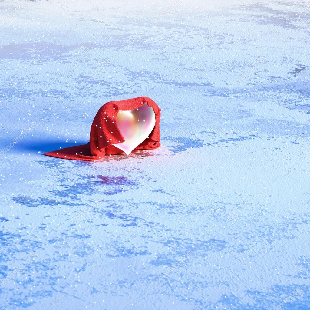 Cold heart. — Stock Photo © tongdang #60964813
