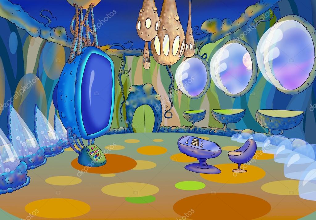 Alien Spaceship Interior. Image Two Stock Photo by ©zarevv 114209548