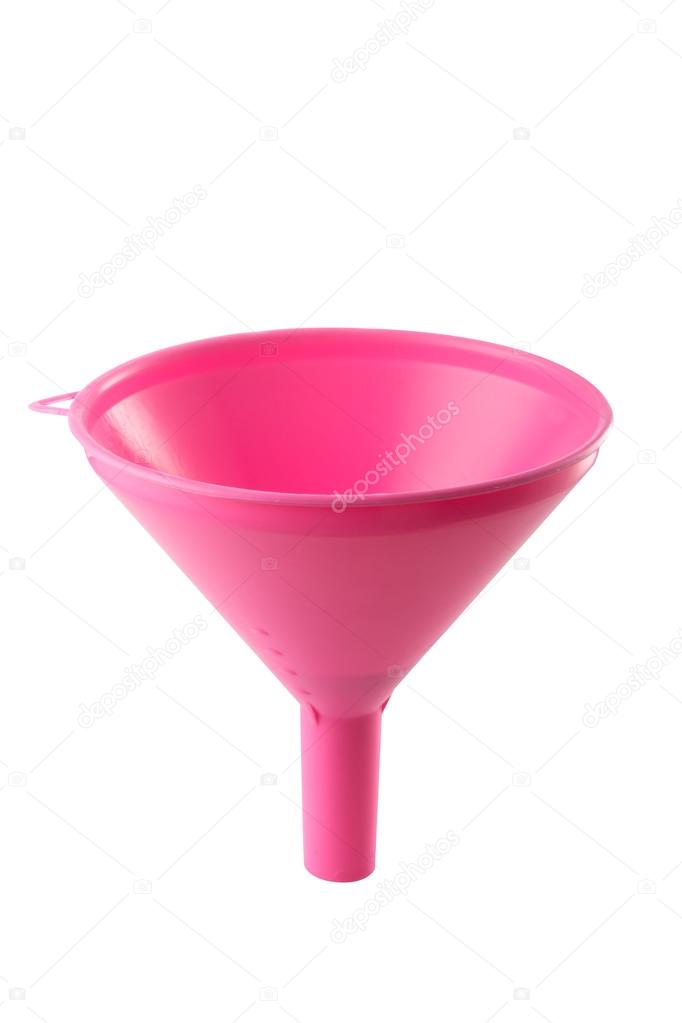 Pink plastic funnel Stock Photo by ©phundit 52715455