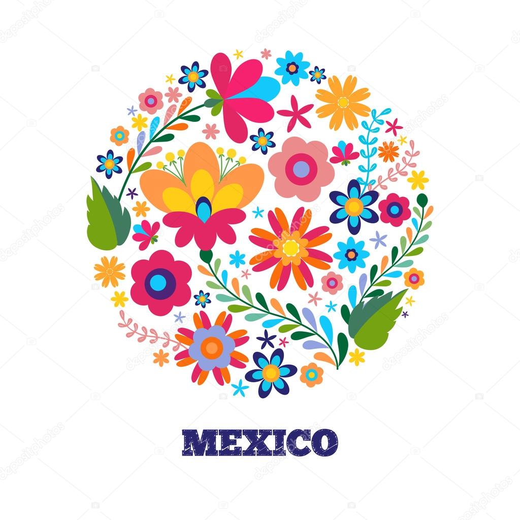 Mexican Flower Designs