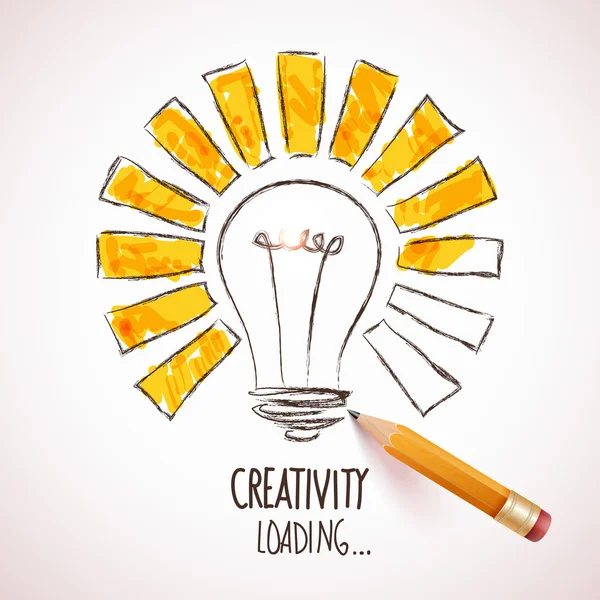 Idea. Design of progress bar, loading creativity Stock Vector Image by ...