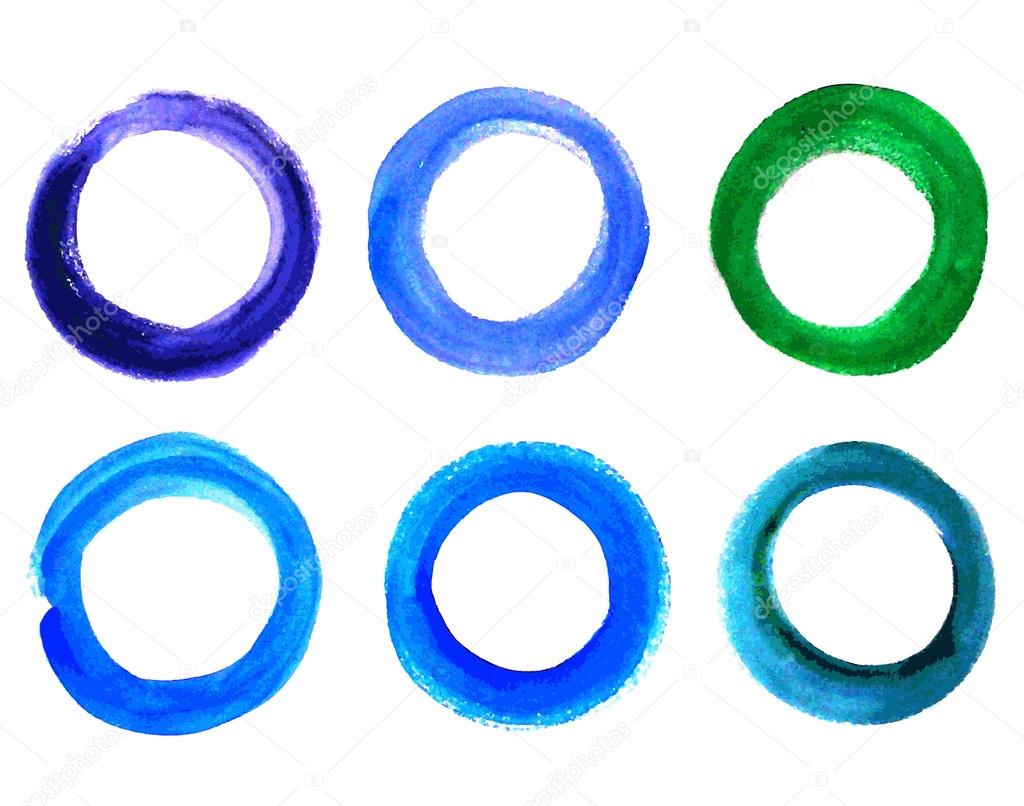 Shapes on white paper watercolor background Stock Vector Image by ...