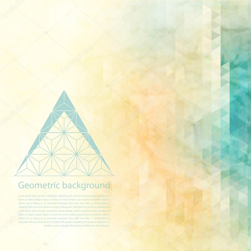 Geometric background with polygons. Stock Vector Image by ©tatkuptsova ...