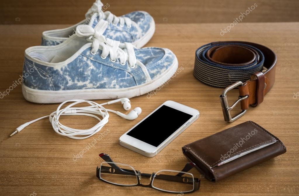 Still life with mobile phone — Stock Photo © dourleak #73341489