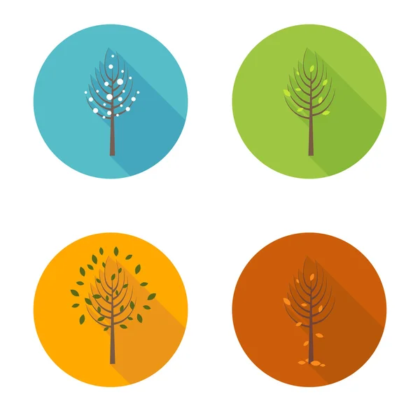 Four seasons icons Vector Art Stock Images | Depositphotos