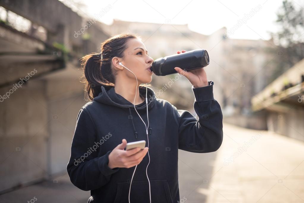 Having a refreshment — Stock Photo © bernardbodo #114295394