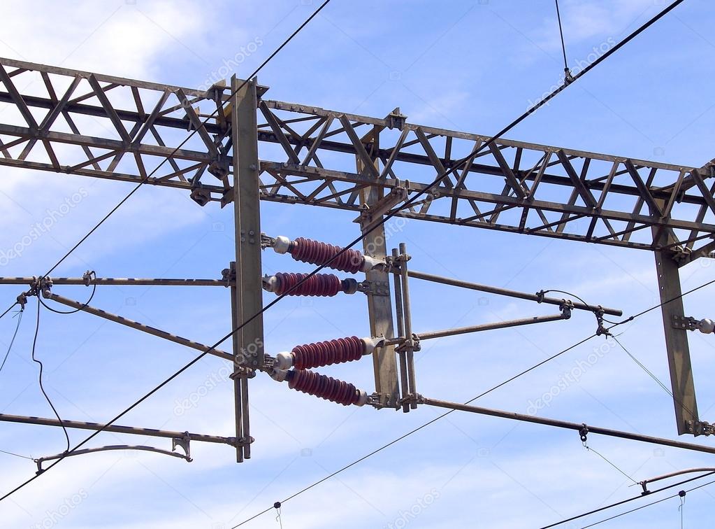 Overhead line of railway tracks Stock Photo by ©david734244 52337325 Overhead line of railway tracks Stock Photo by ©david734244 52337325