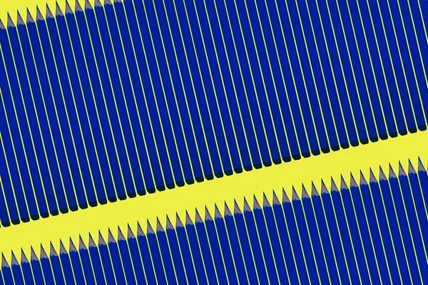 Pattern of blue pencils. - Stock Image - Everypixel