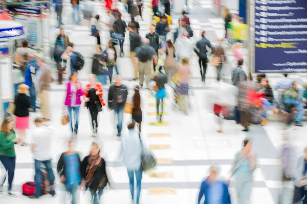 Liverpool street train station with lots of people, London - Stock ...