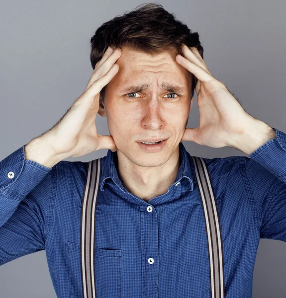 young goofy man - Stock Image - Everypixel