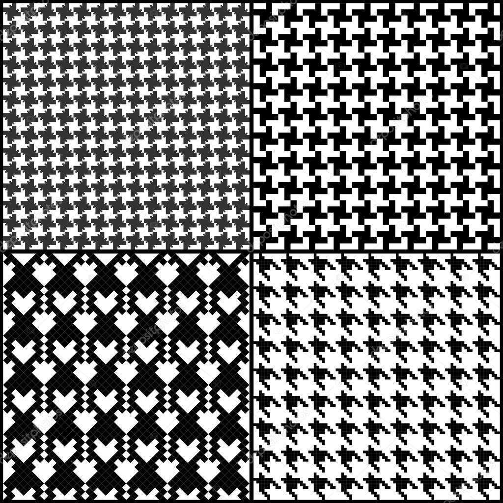 Monochrome geometric patterns Stock Vector Image by ©lub_lubachka #53057445