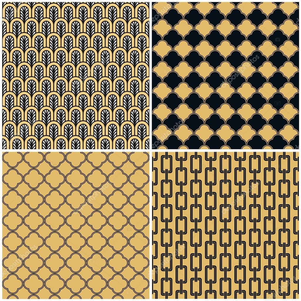 Seamless vintage wallpaper patterns Stock Vector Image by ©lub_lubachka ...