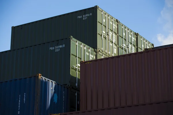 Railroad shipping containers Stock Photos, Royalty Free Railroad ...