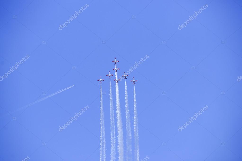 2011 in Granada, GRANADA, spain, SPAIN - JUNE 19: Aerobatic Spanish ...