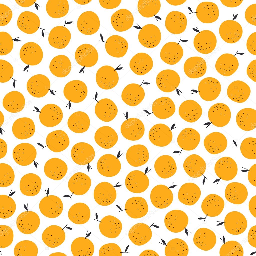 Orange Fruit Pattern