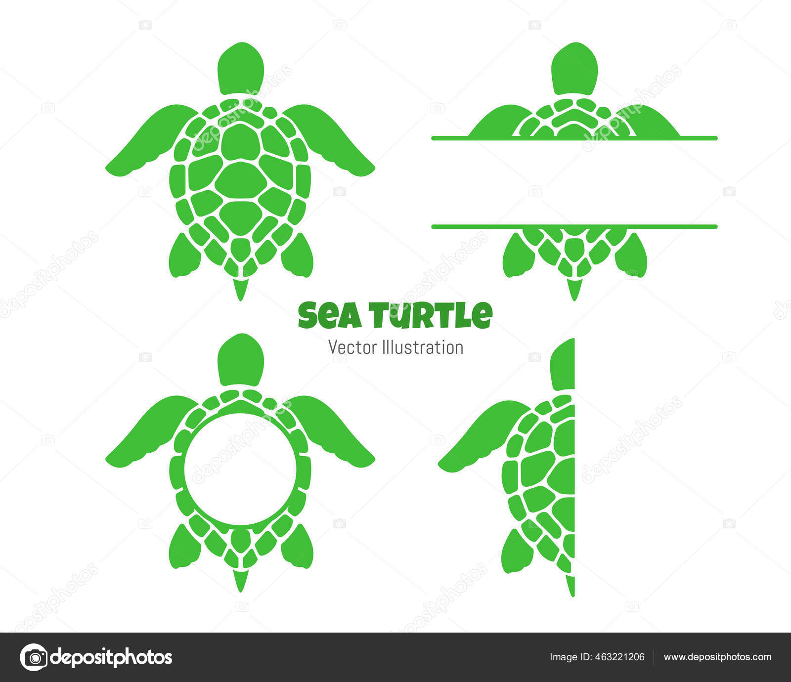 Box Turtle Silhouette