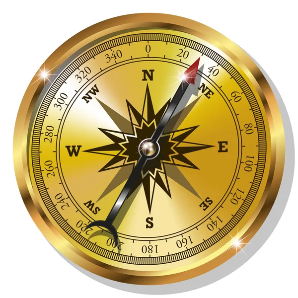 Gold compass Stock Photos, Royalty Free Gold compass Images | Depositphotos