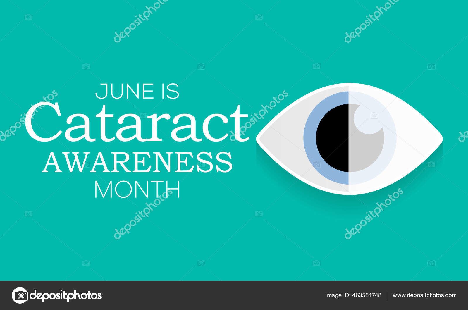 Cataract Awareness Month Observed Every Year June Dense Cloudy Area ...