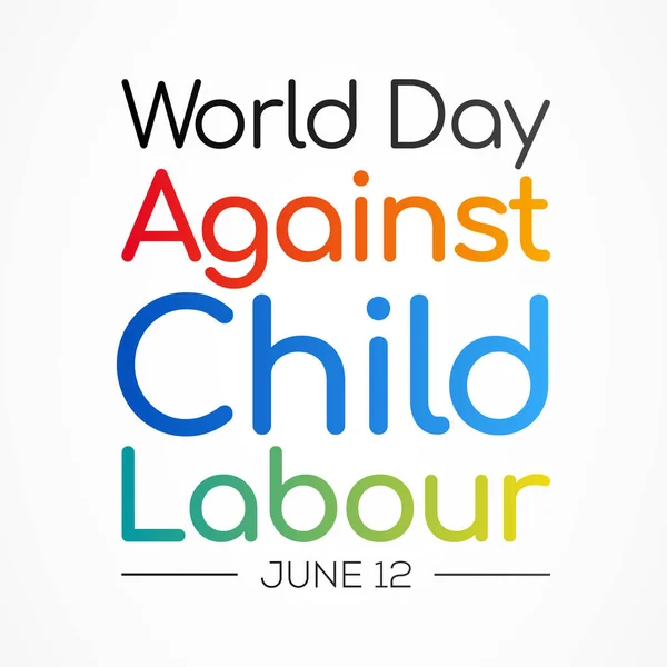 World day against child labour Vector Images | Depositphotos