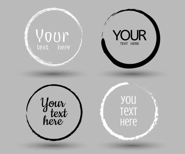 Circles message sign Imágenes Vectoriales, Gráfico Vectorial de Circles ...