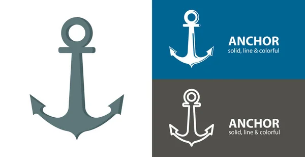 Anchor and lettering Vector Art Stock Images | Depositphotos