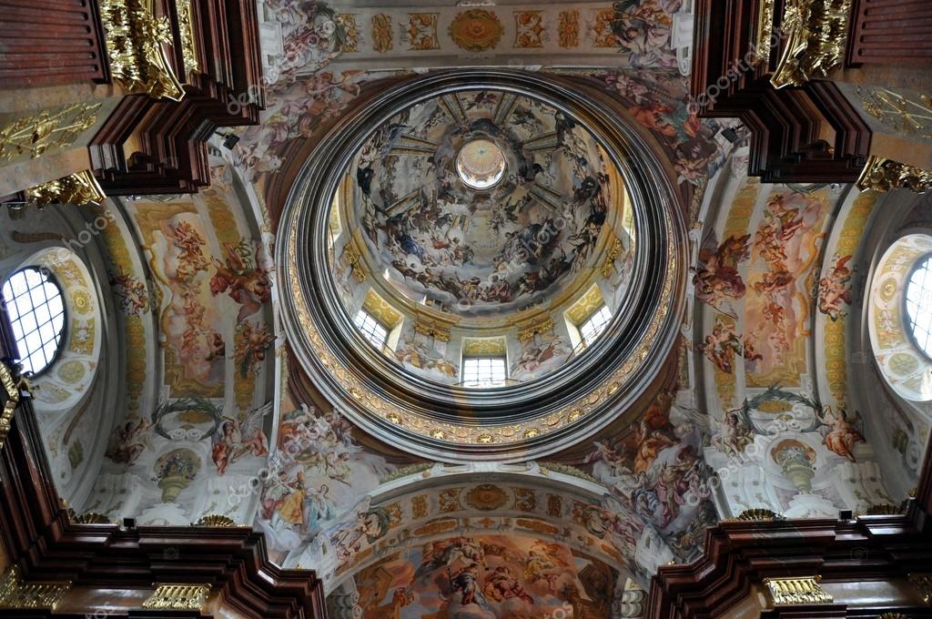 Pintura mural en la Abadía de Stift Melk, Austria 2023