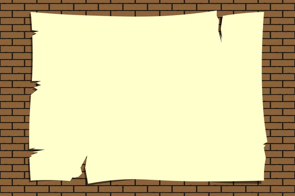 Announcement on a brick wall Stock Vector Image by ©black_fox #52489533