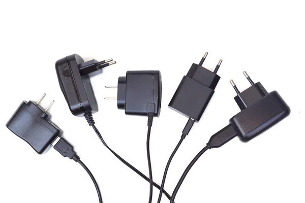 Different types of adapter charger Stock Photo by ©weerapat 122224900