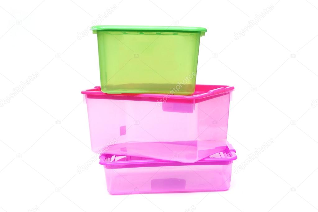 Transparent plastic boxes Stock Photo by ©weerapat 72568295