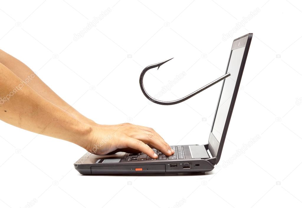 Phishing attack on computer Stock Photo by ©weerapat 78501540