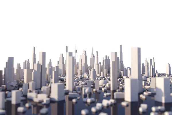 Rendering City Map Illustration City Map Created Using Modeling Top ...