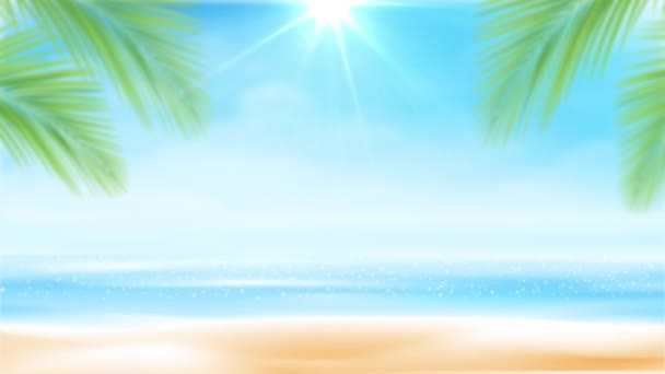 Abstract Background Simple Animation Summer Vacation Summer Element ...