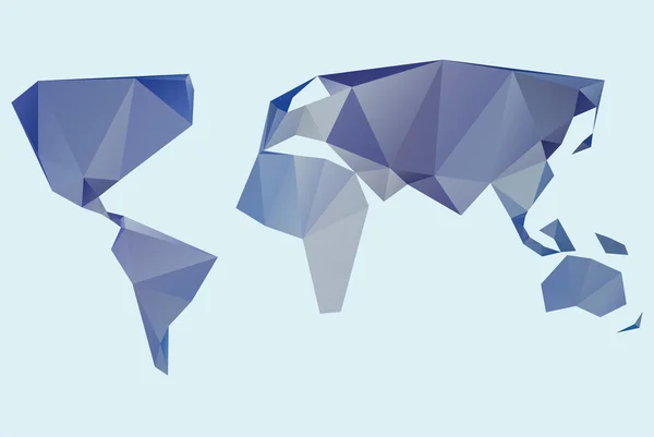 Triangle World map Stock Vector by ©LisaAlisa_ill 61363057