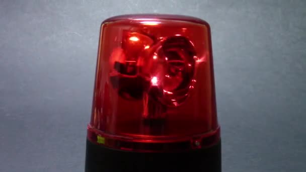 Red beacon with rotating mirrors — Stock Video © MarioDorian #98308218
