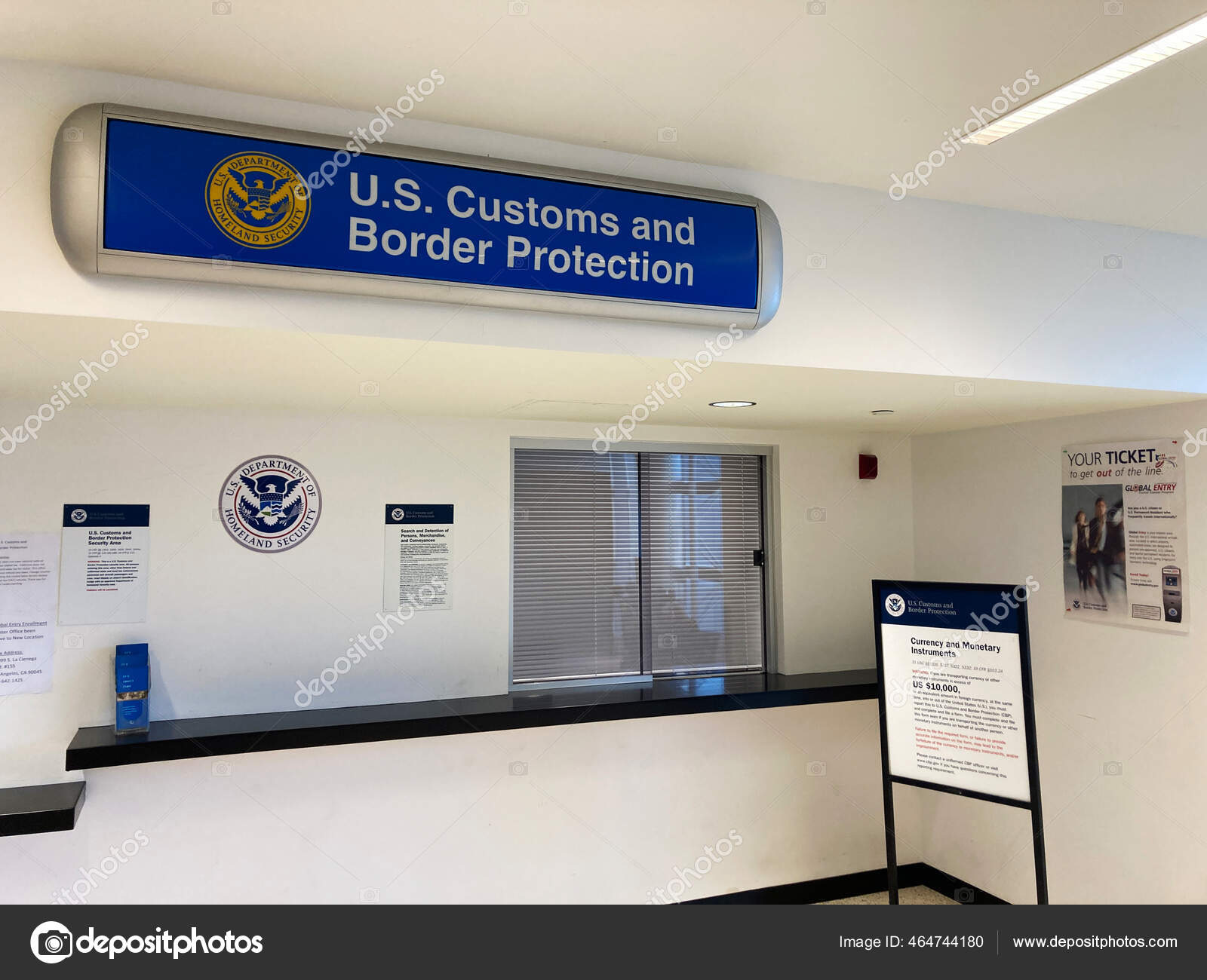 Customs Border Protection Sign Cbp Office Terminal Lax International ... Customs Border Protection Sign Cbp Office Terminal Lax International ...