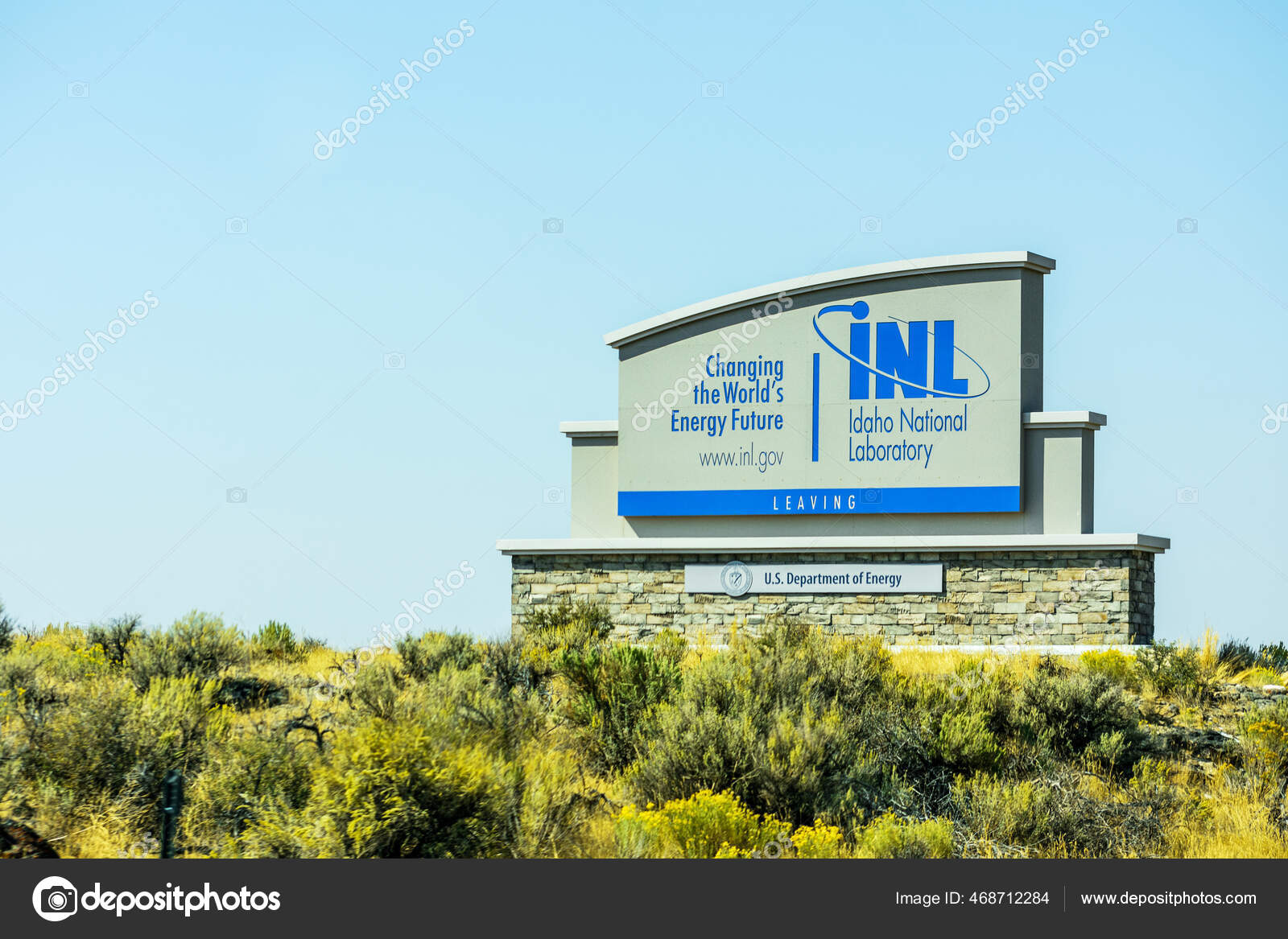 Idaho National Laboratory Sign Inl National Laboratory United States ...