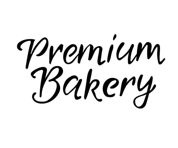 White Donuts Lettering Doughnut Drawing Black Background Stock Vector ...