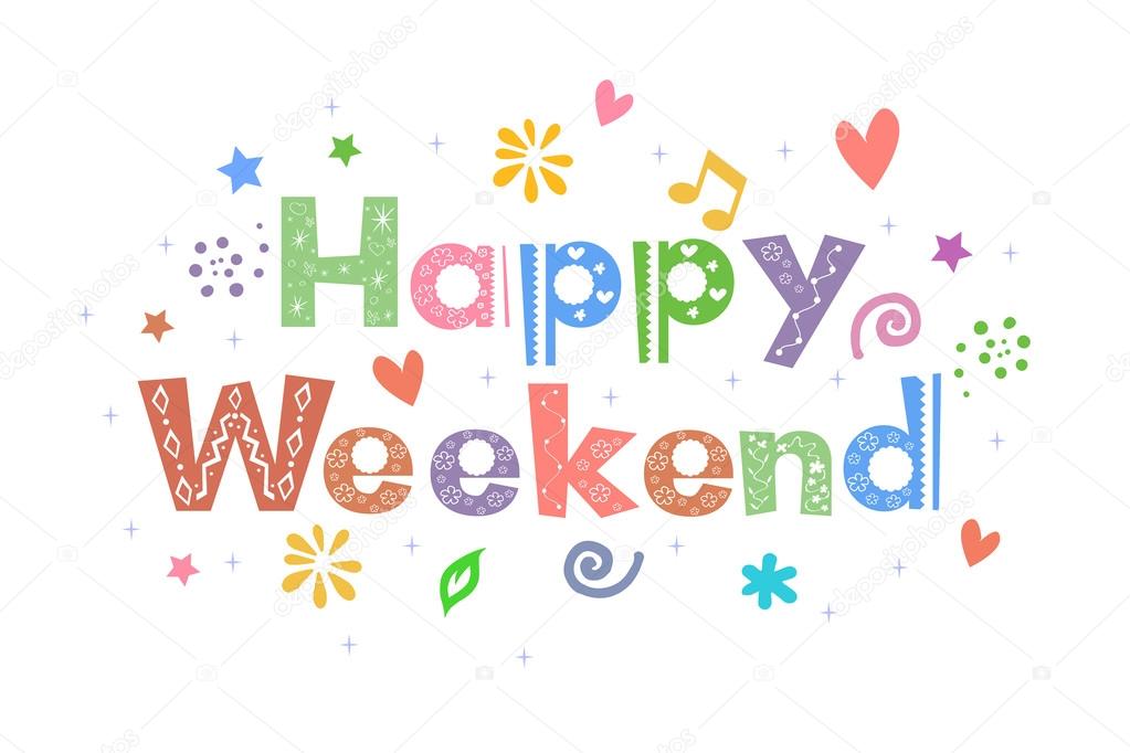 Happy Weekend Message Stock Vector Image by ©noisyfish #88051728
