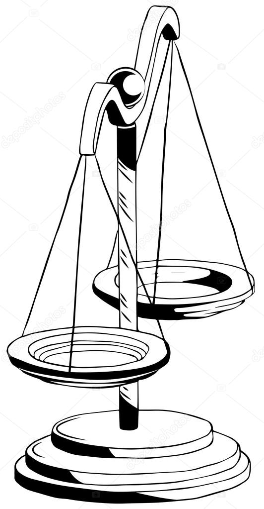 Balance Scale Drawing