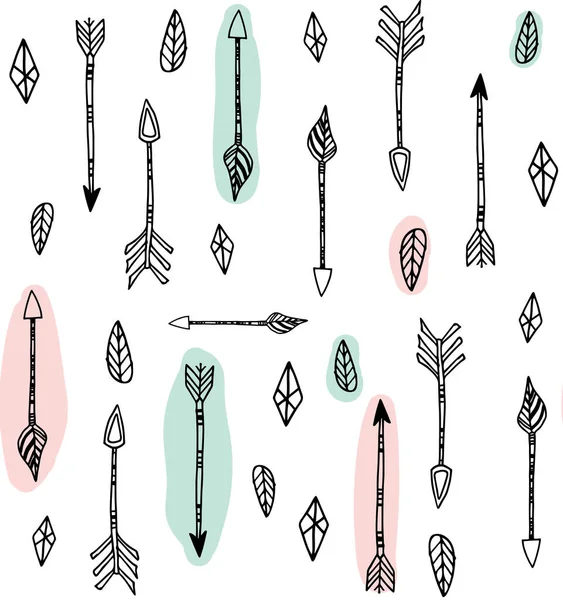Cute Background Cartoon Arrows Vector Illustration Stock Vector Image ...