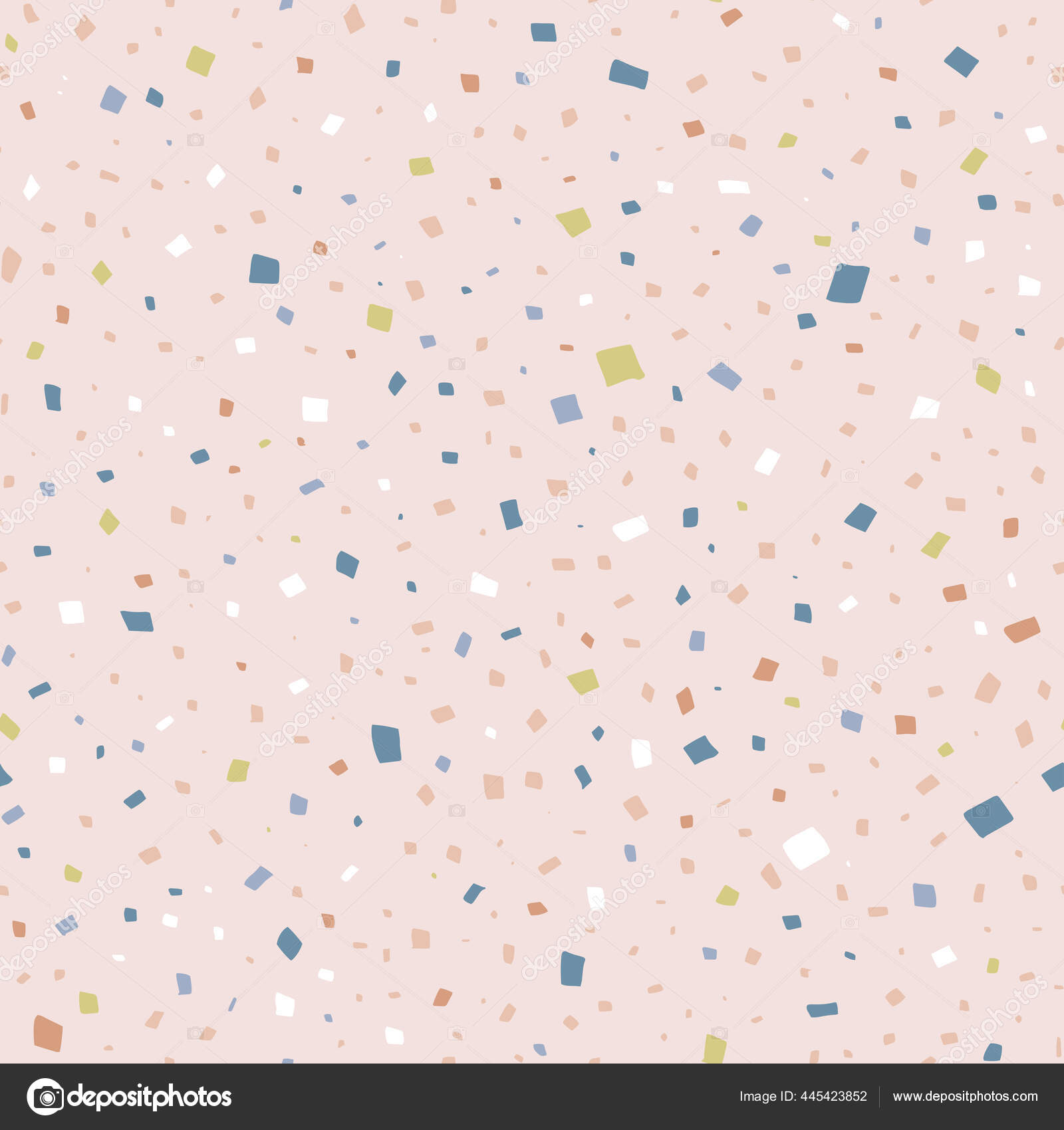 Cute Cartoon Funky Abstract Background Vector Illustrations Stock ...