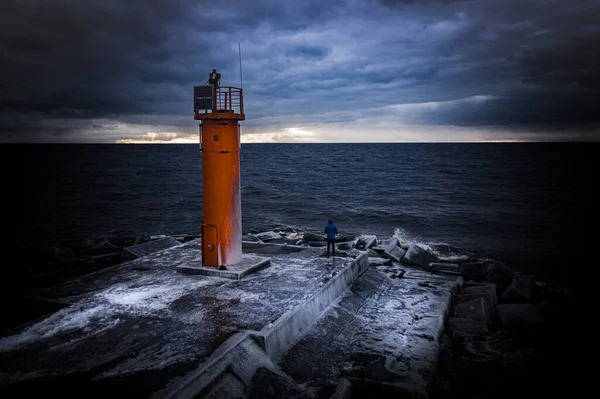 Lake michigan storm Stock Photos, Royalty Free Lake michigan storm ...