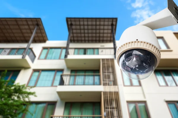 CCTV Camera with house and village in background ⬇ Stock Photo, Image ...