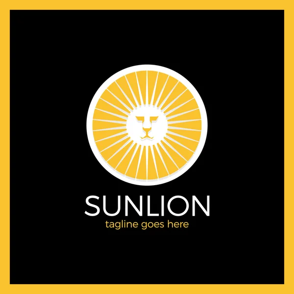 Sun lion logo | Myth Sun Lion Logo — Stock Vector © logolis #103721612