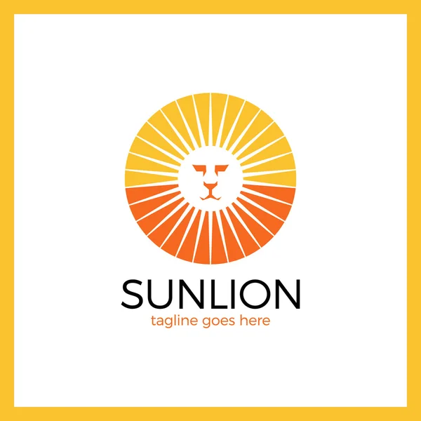 Sun lion logo | Myth Sun Lion Logo — Stock Vector © logolis #103721612