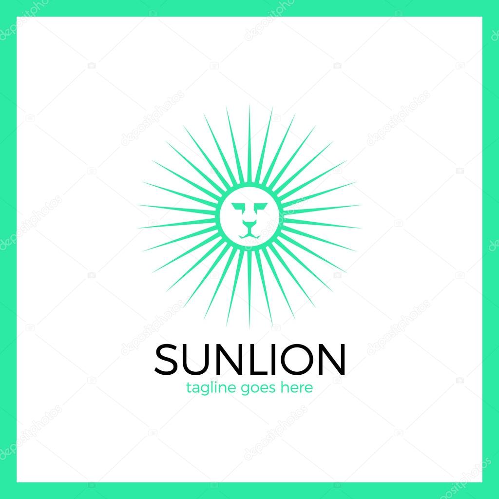Myth Sun Lion Logo — Stock Vector © logolis #103721126