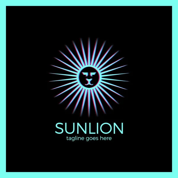 Sun lion logo | Myth Sun Lion Logo — Stock Vector © logolis #103721612